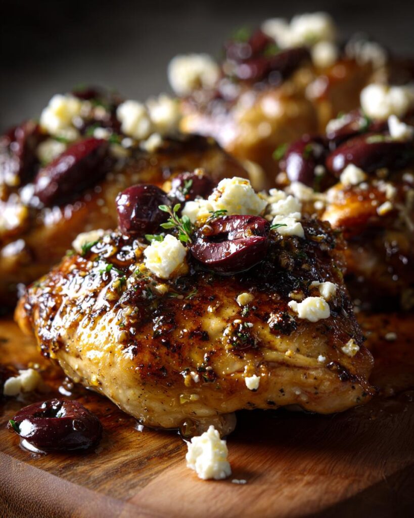 Amazing Chicken with Olives and Feta